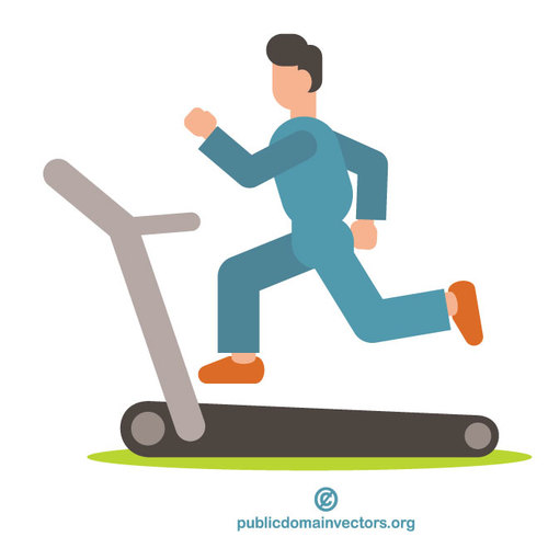 man-on-treadmill-public-domain | The Escape Artist